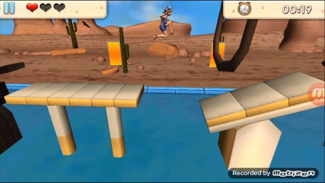 GAMEPLAY AMAZING RUN 3D LEVEL2-1 2-10. 3 STARS - YouTube