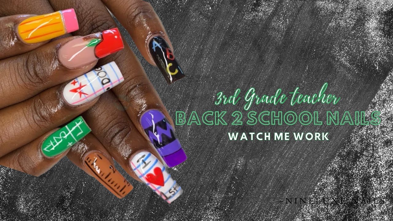 Watch Me Work: Back To School Nails: Teachers Edition | Two Bead ...
