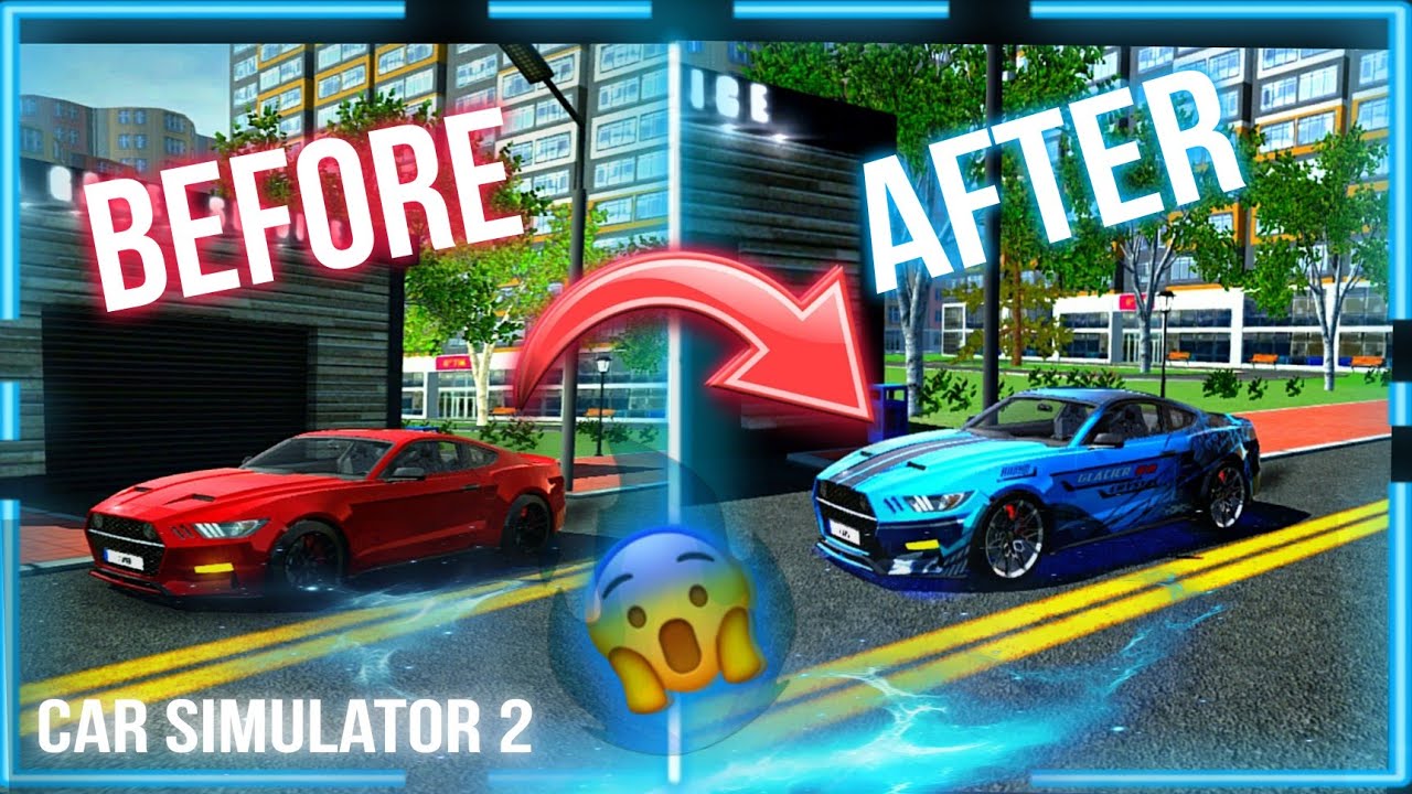 Mustang GT Modification Video Car simulator 2 Gameplay New Look Mustang ...