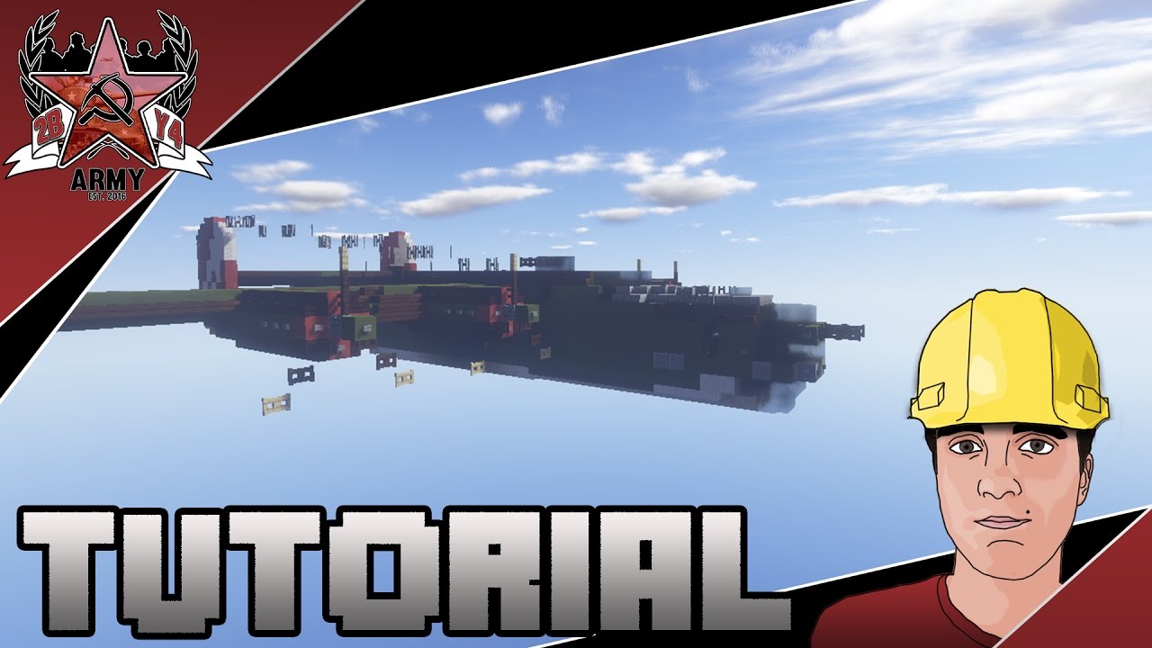 Minecraft: WW2 B-24 Liberator Heavy Bomber Tutorial - YouTube