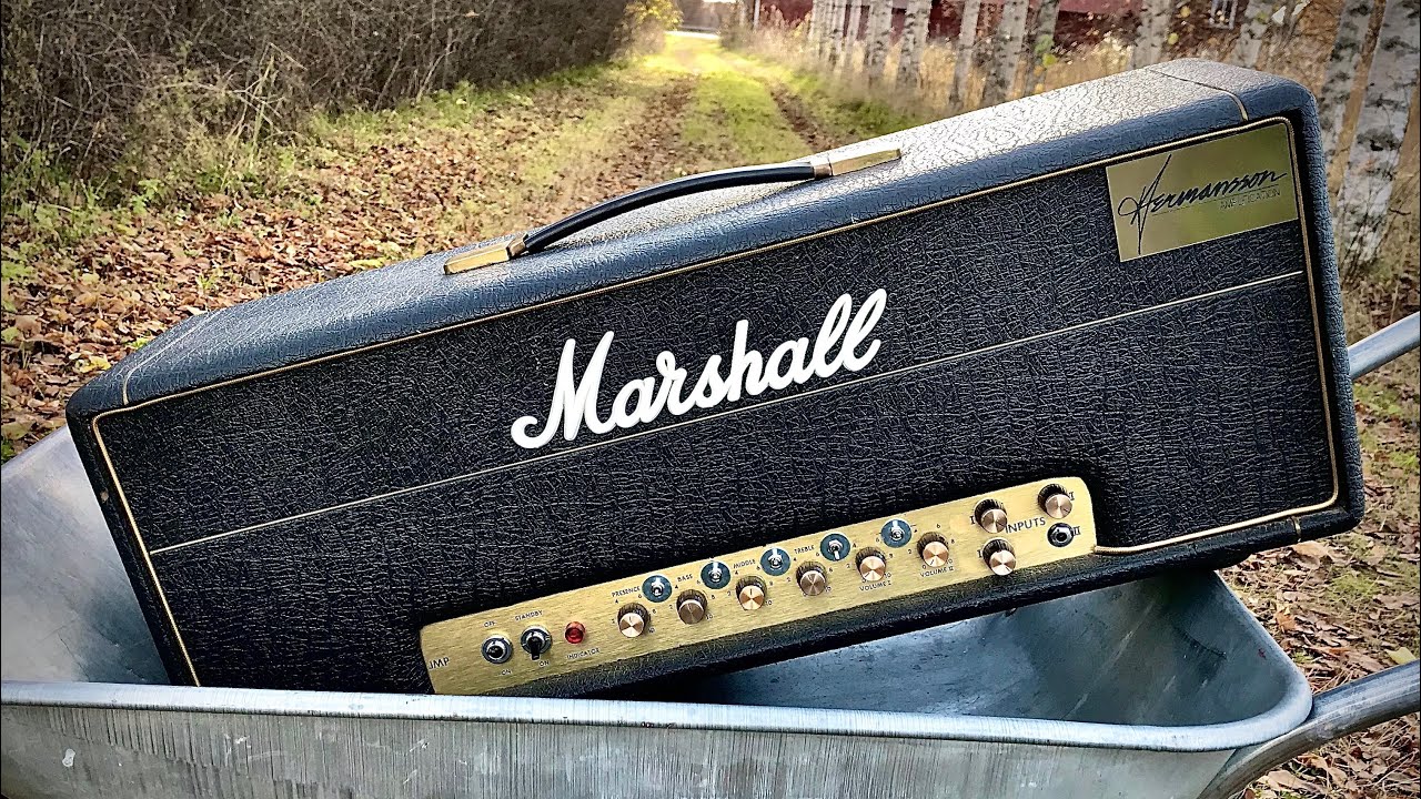 Marshall 1986 - Hermansson 3 gain stages circuit - YouTube