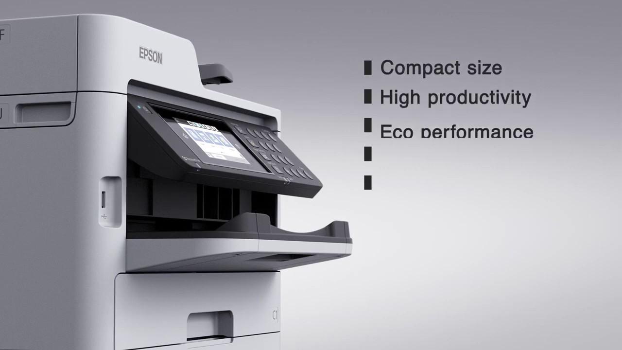 EPSON WF C579R Product Overview - YouTube
