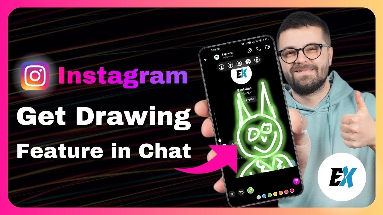 How to Get Instagram Drawing Feature in Chat - Fix Drawing Tool Not ...