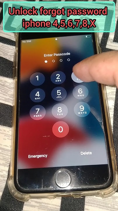 unlock forgot password iphone 4,5,6,7,8,X without internet #unlockpassword #youtubeshorts # ...