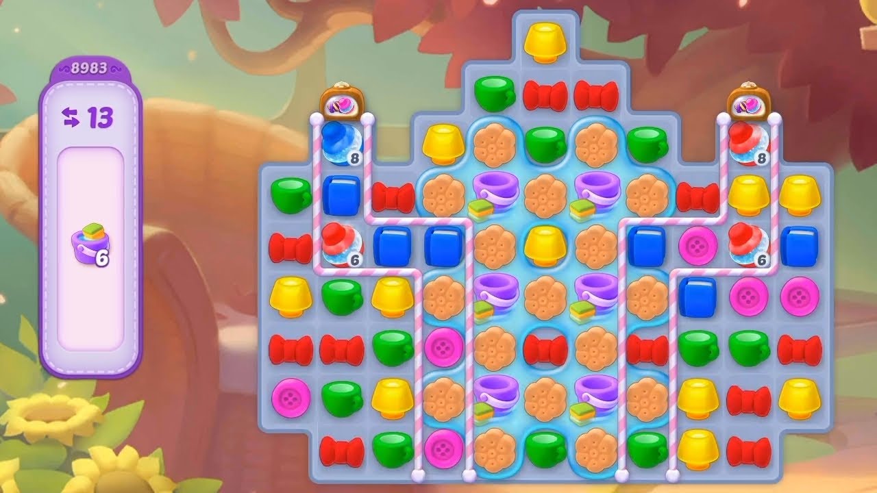 homescapes level 8983 | homescapes hard level - YouTube
