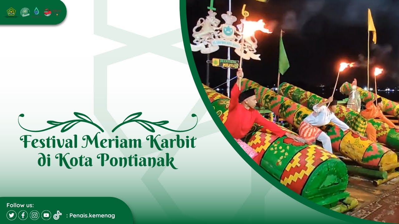 Festival Meriam Karbit di Kota Pontianak - YouTube