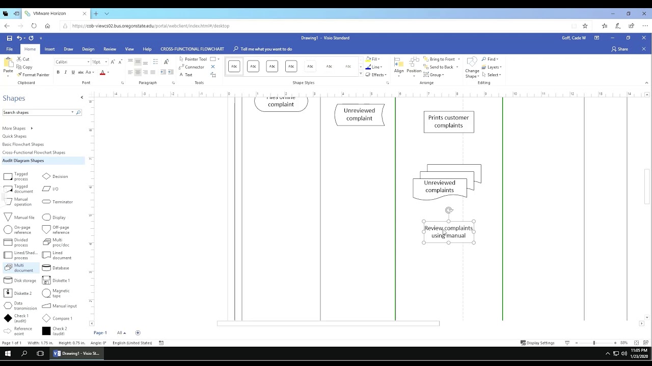 BA 270 Visio Walkthrough Spring 2020 - YouTube