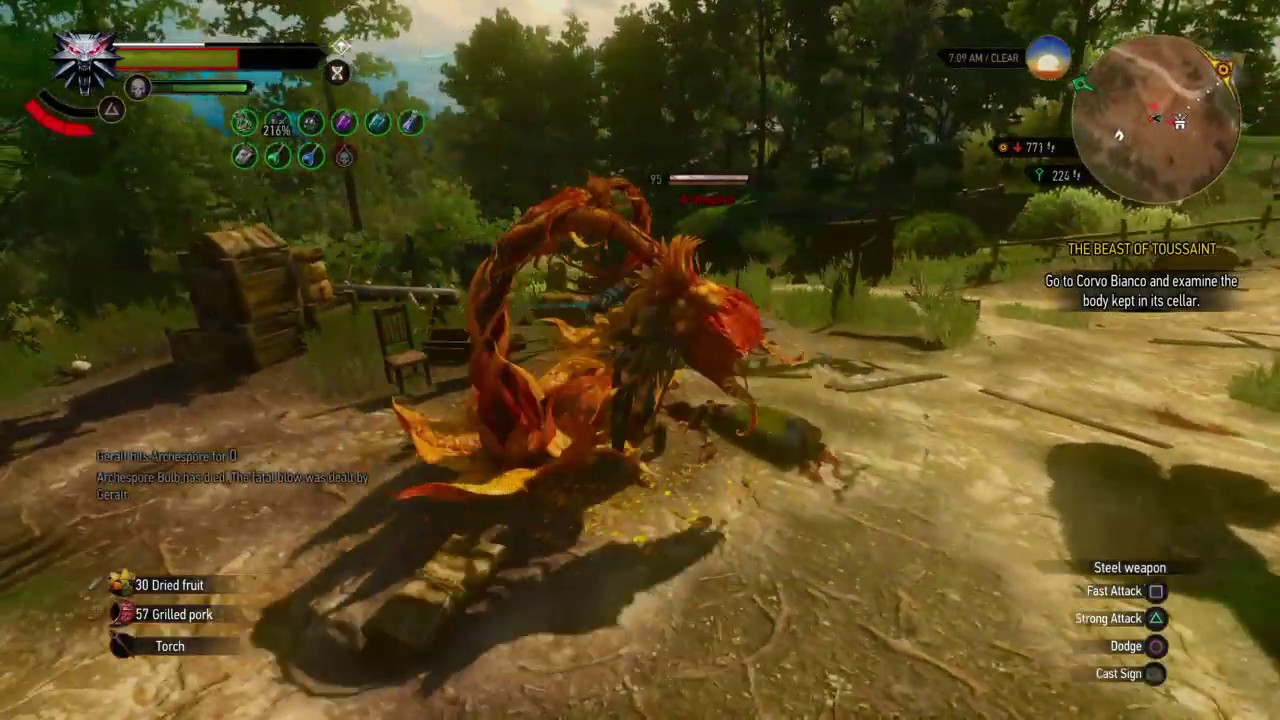The Witcher 3 Wild Hunt – Whirl Build (Death March w/Enemy Upscaling ...