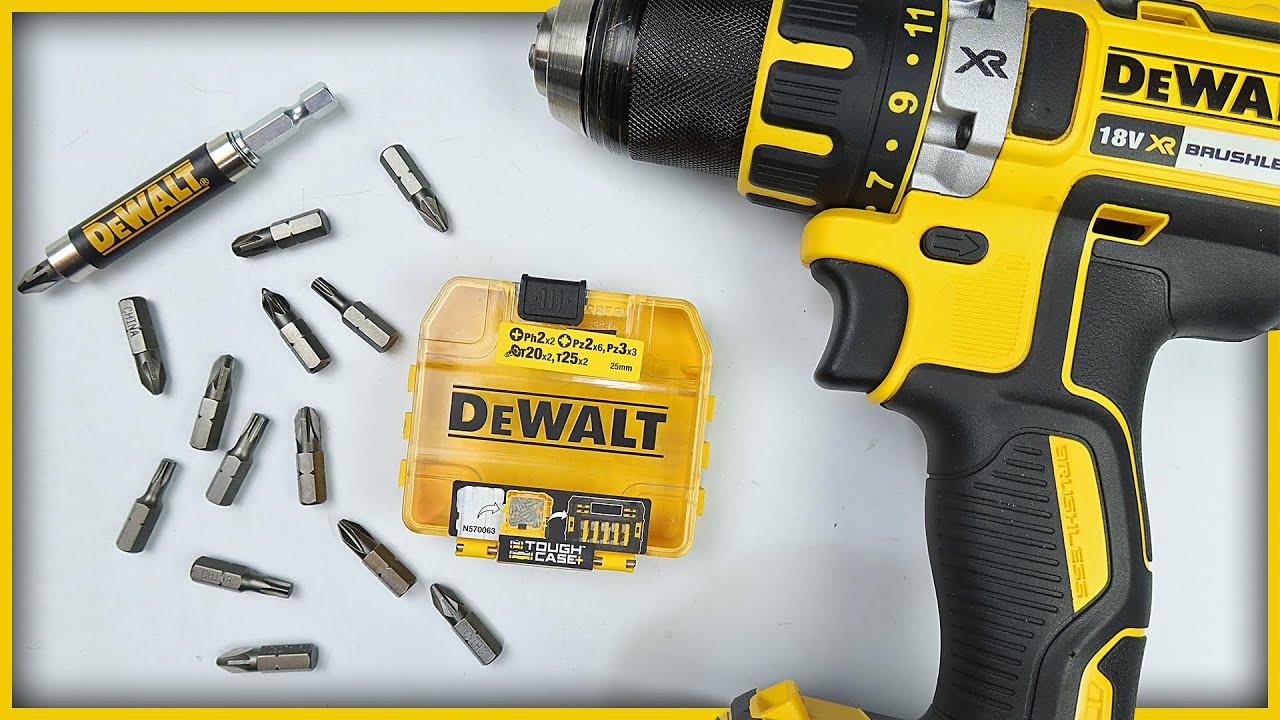 Dewalt Bit Set + Compact Drive Guide / Bit Guide DT71511-QZ - 16PC ...