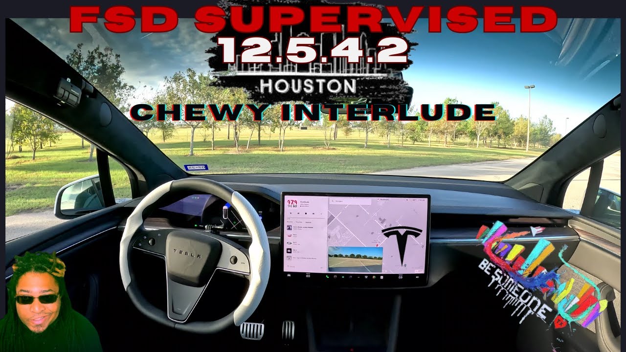 TESLA FSD SUPERVISED 12.5.4.2 SEND OFF (HOUSTON AREA) - YouTube