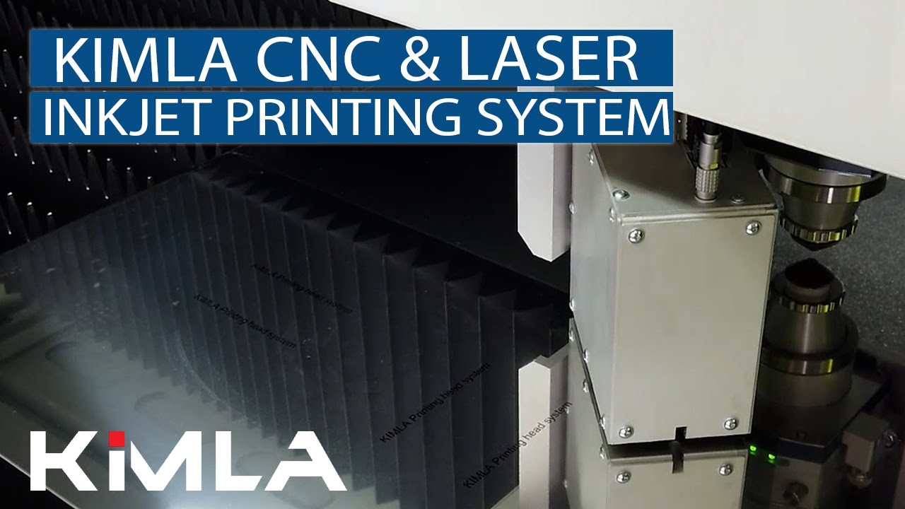 Kimla CNC & Laser - Inkjet Printing System - YouTube