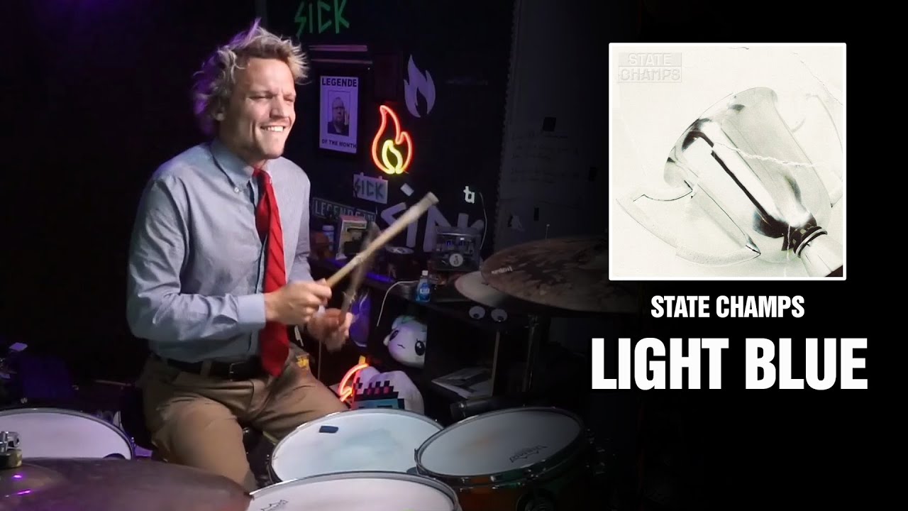 State Champs - Light Blue | Drum Cover [Blind Playthrough] - YouTube
