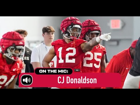 Ohio State RB C.J. Donaldson interview at spring practice - YouTube