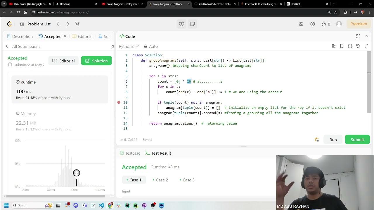 Leetcode 49 Group Anagrams Efficient Solution Explained In Python