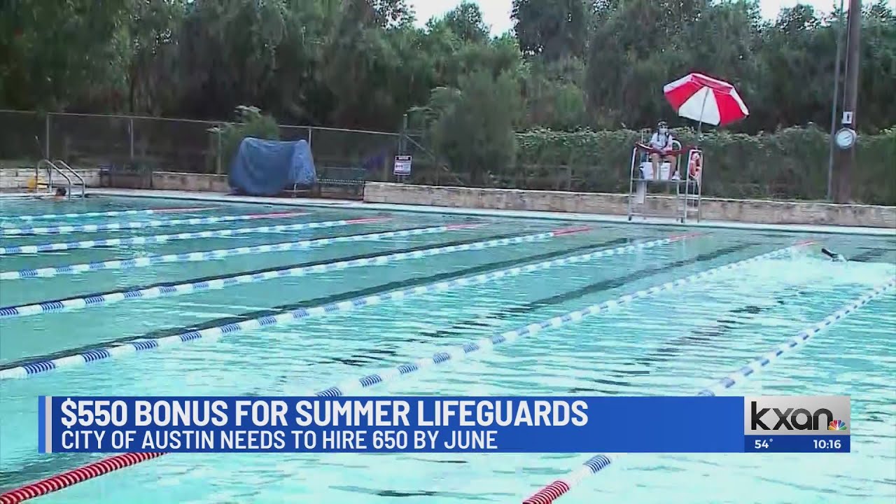 City of Austin offering $500 bonus for new lifeguards, camp counselors ...