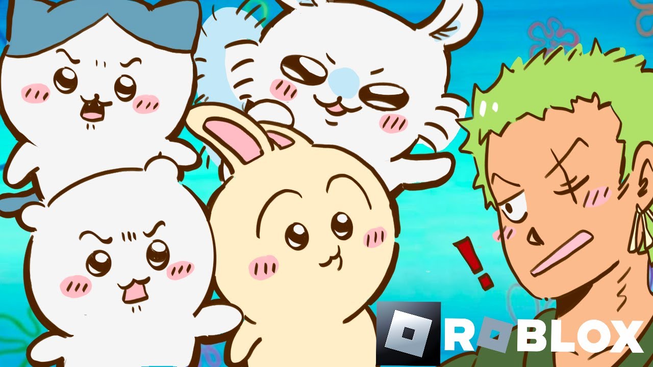 Chiikawa finds Zoro in an Obby | Roblox - YouTube