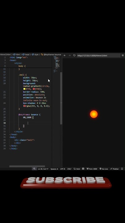 Stunning Keyframe Animation Using HTML & CSS - YouTube