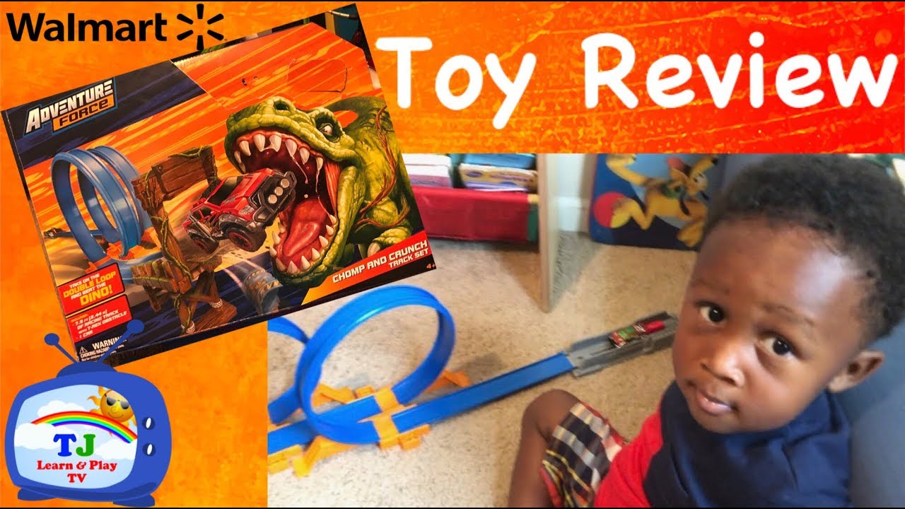 Unboxing and Toy Review | Adventure Force Chomp and Crunch Track Set ...