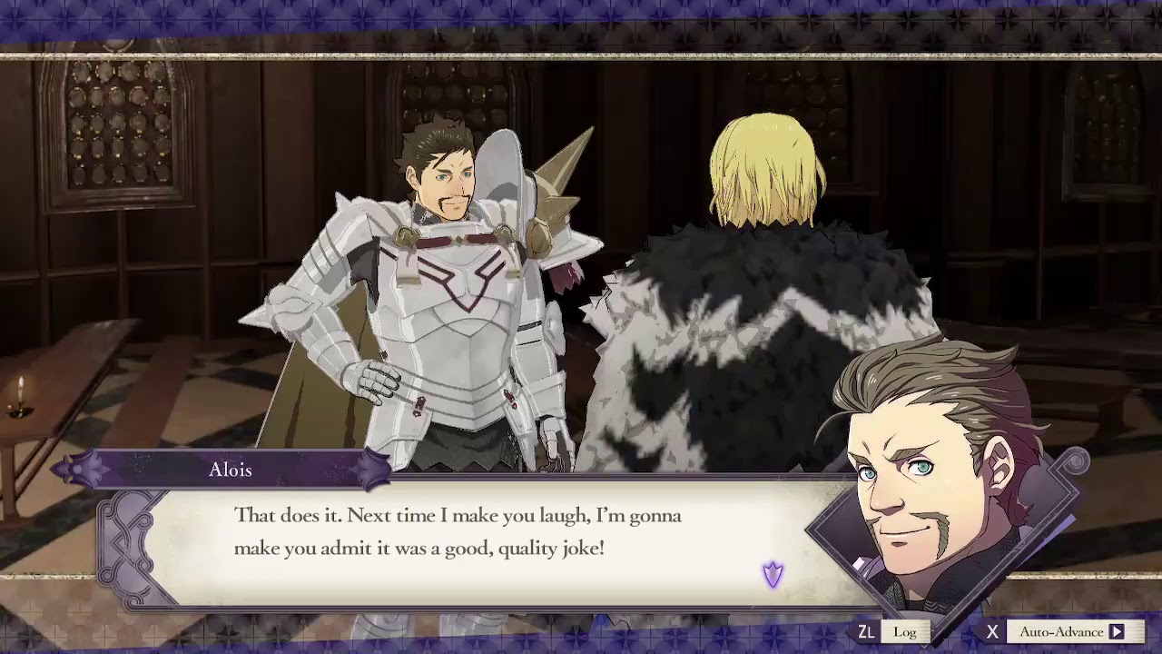 Fire Emblem Three Houses - Dimitri and Alois Support (clip) - YouTube