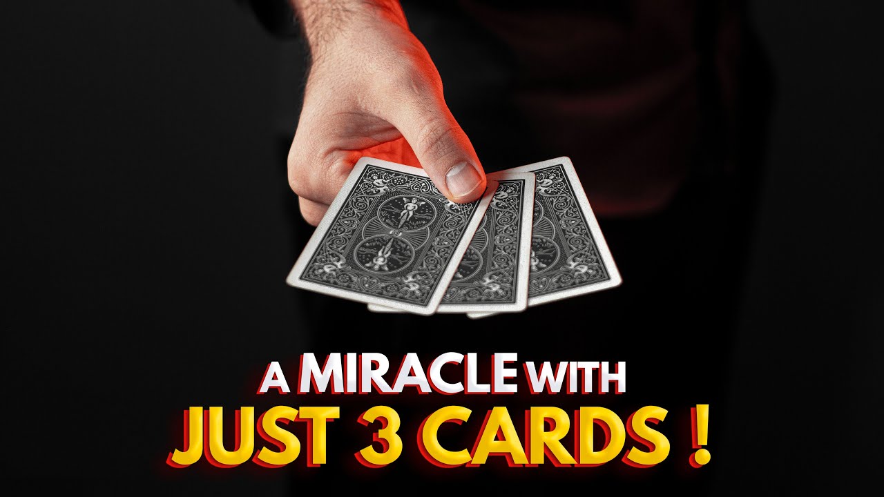 3 Cards: AMAZING SIMPLE Card Trick Revealed! - YouTube