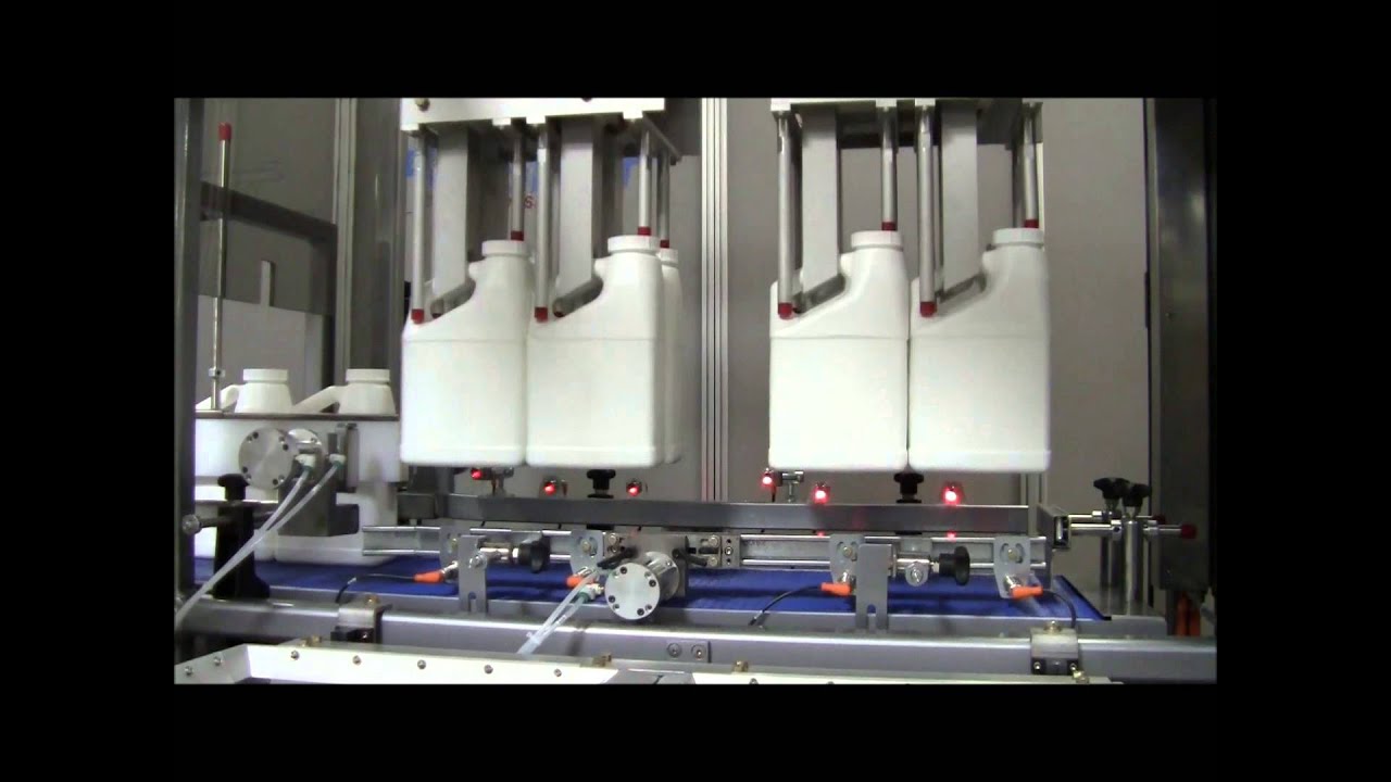 1 and 2.5 Gallon Jug Case Packer HD - YouTube