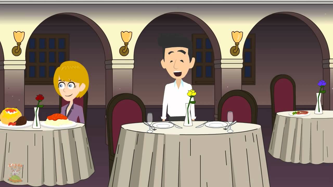 Spanish dialogue restaurant #3 - YouTube