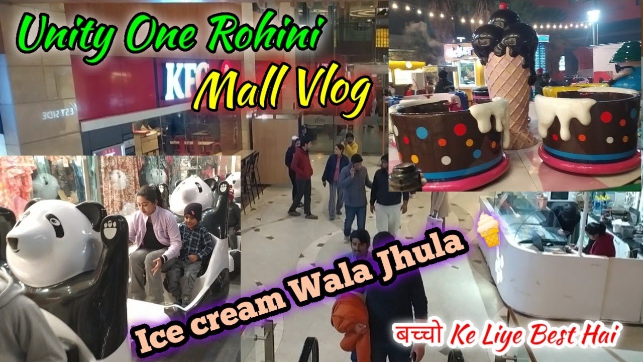 Unity one rohini mall | Rohini ka chota sa mall kaisa dikhta hai aajao ...