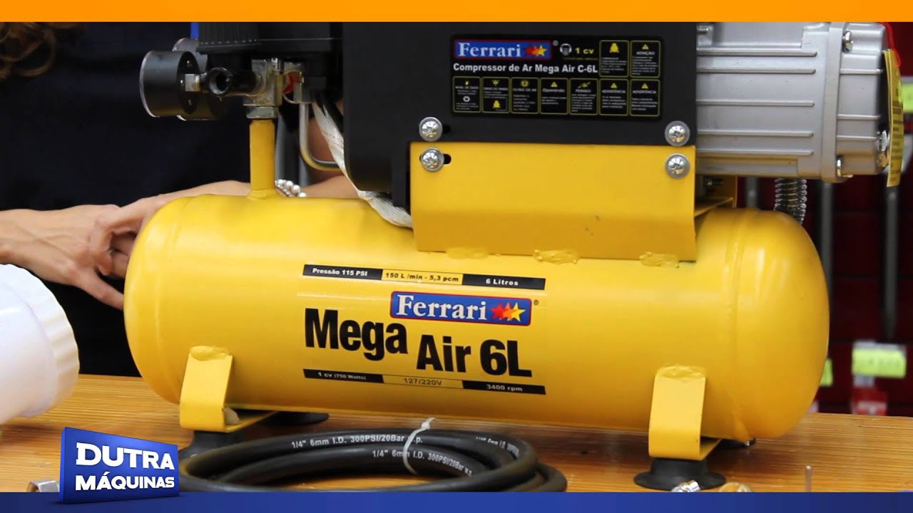 Ferrari - Compressor de ar Baixa Pressão C-6L - YouTube