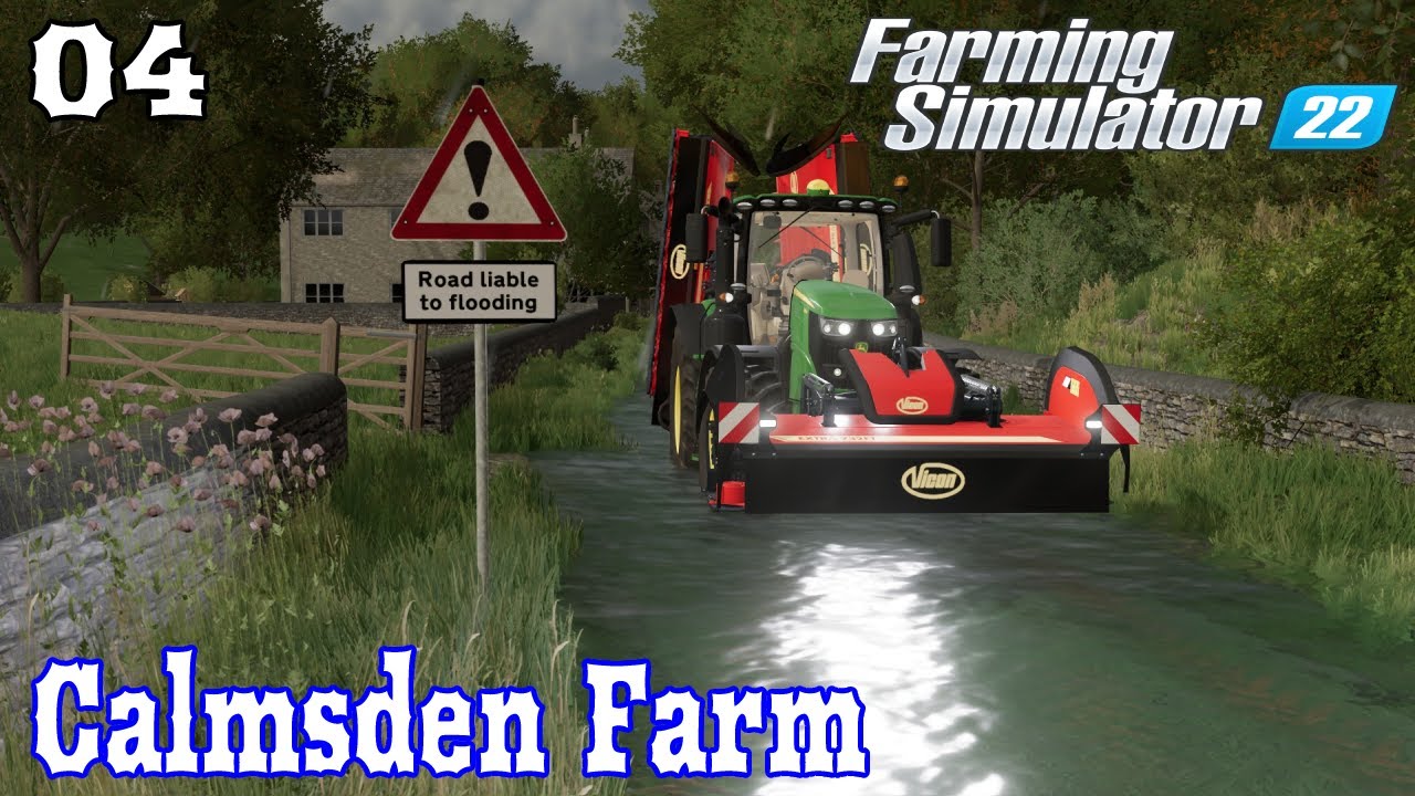 BIG FLOODS AFTER THE RAIN! - Calmsden Farm - Episode 4 - Farming ...