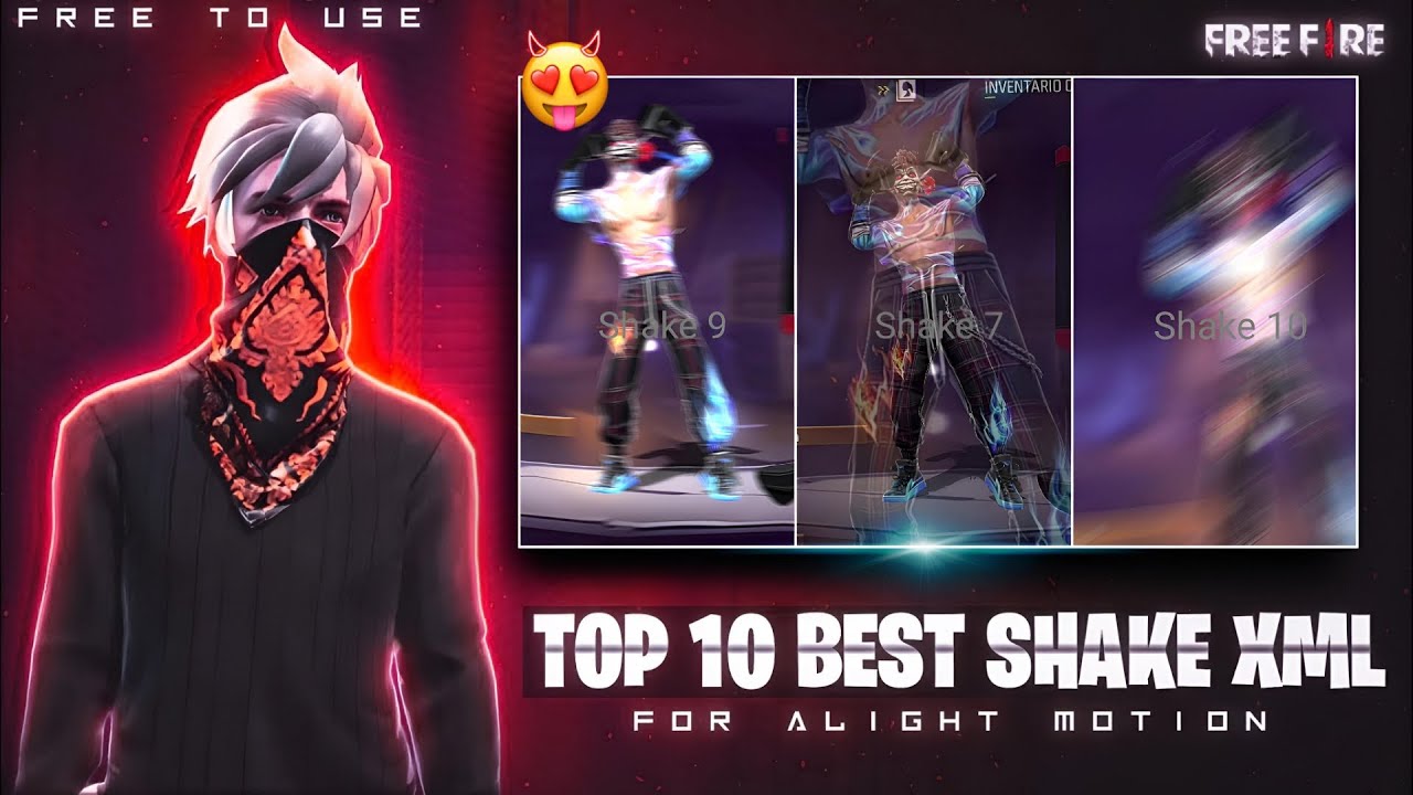 Top 10 Shakes Xml Preset's | 4k Quality Shakes Pack For Alight Motion | Free To Use 💯 #part3 ...