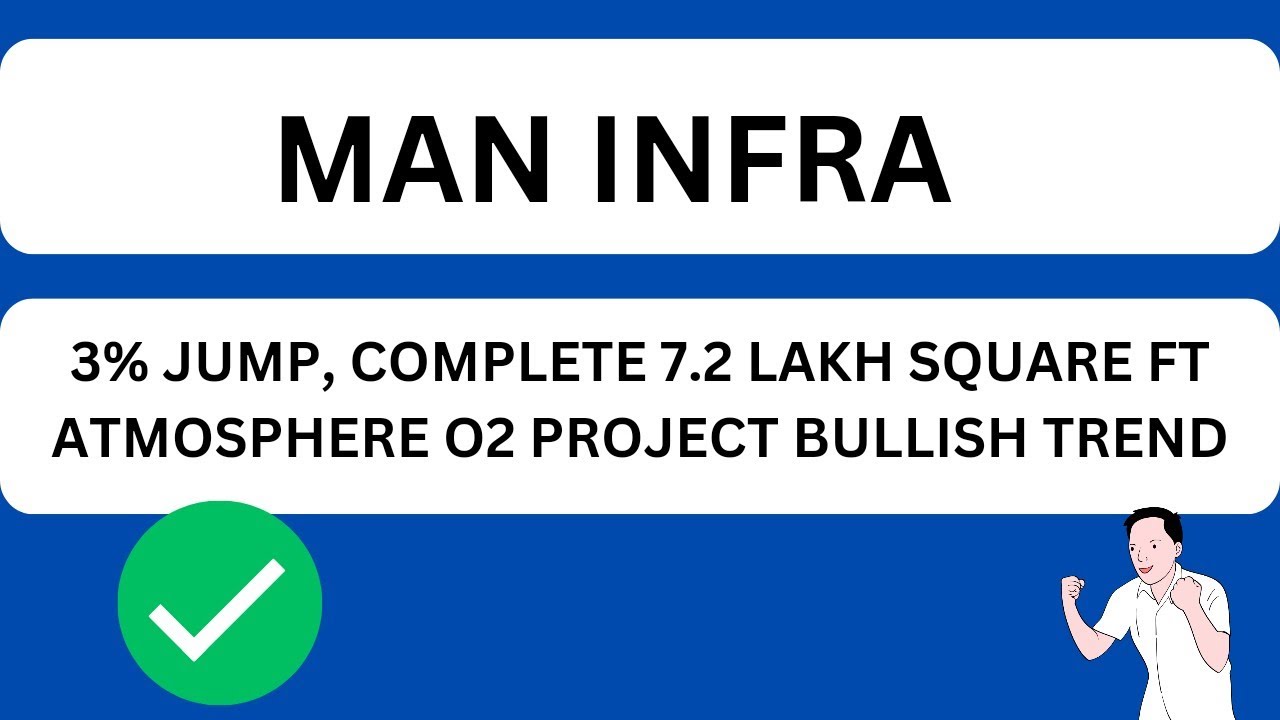 MAN INFRA SHARE 3% JUMP BULLISH || MAN INFRA SHARE LATEST NEWS TODAY ...
