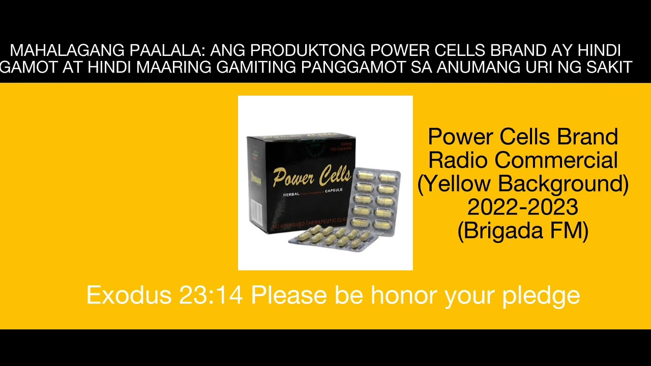 Power Cells Brand Radio Commercial 2023 - YouTube