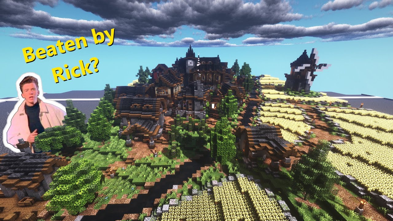 I Entered A Build Competition And Was Beaten By Rick Astley Pixel Art ...