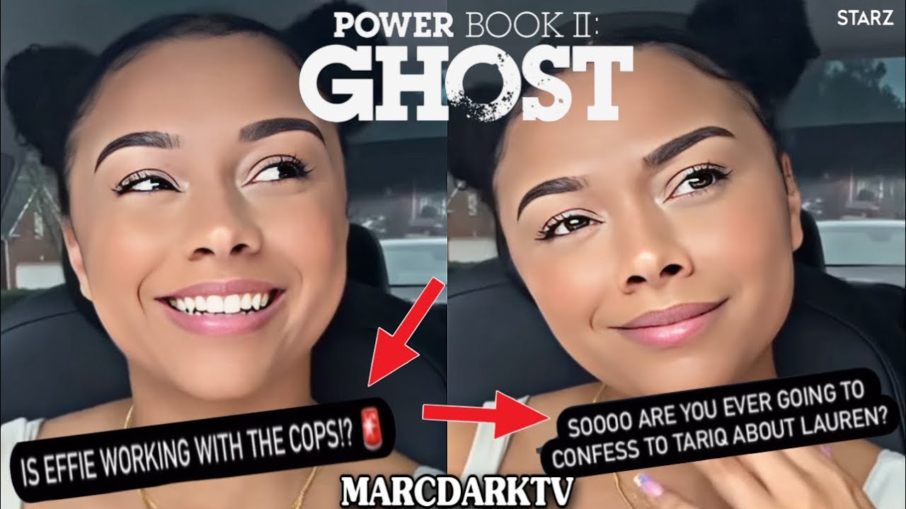 POWER BOOK II: GHOST SEASON 3 EFFIE (ALIX LAPRI) ANSWERS QUESTIONS FOR ...