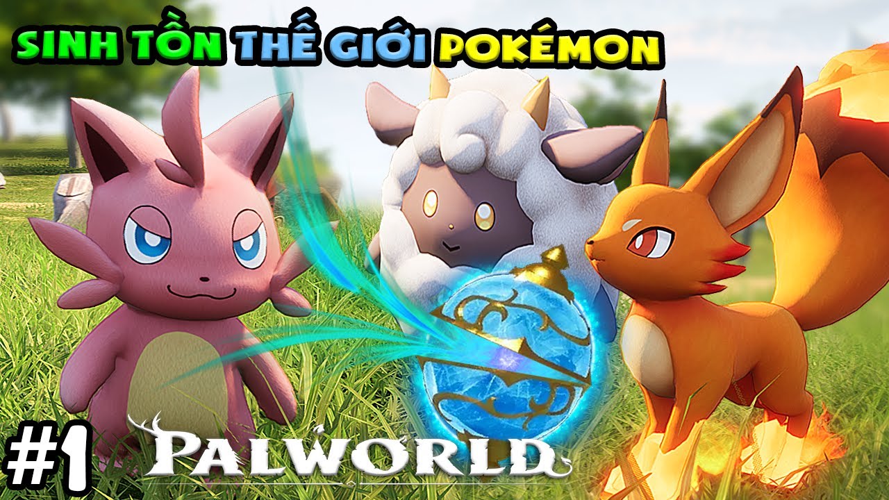 Palworld #1 MÌNH SINH TỒN Ở THẾ GIỚI PALWORLD THU PHỤC THẦN THÚ NHƯ ARK ...