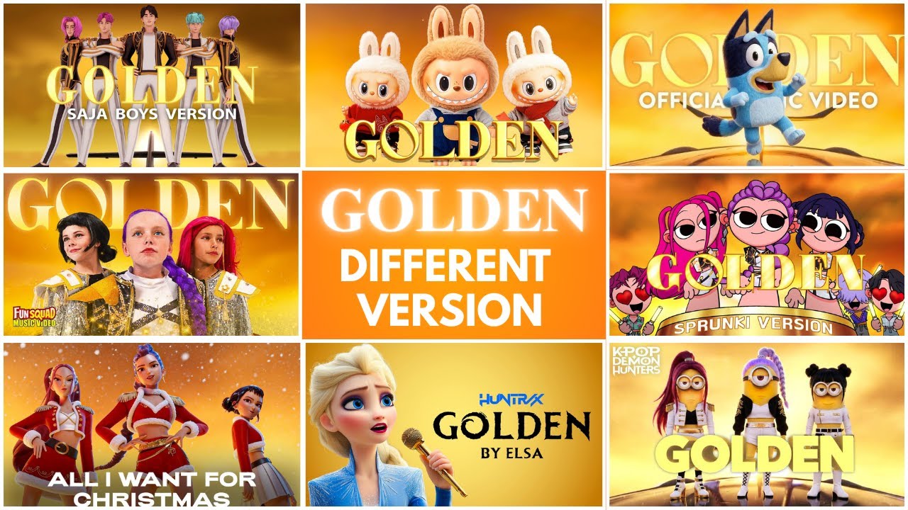 Song GOLDEN Huntrix Through Different Versions 🔥 | Guess The Song ...