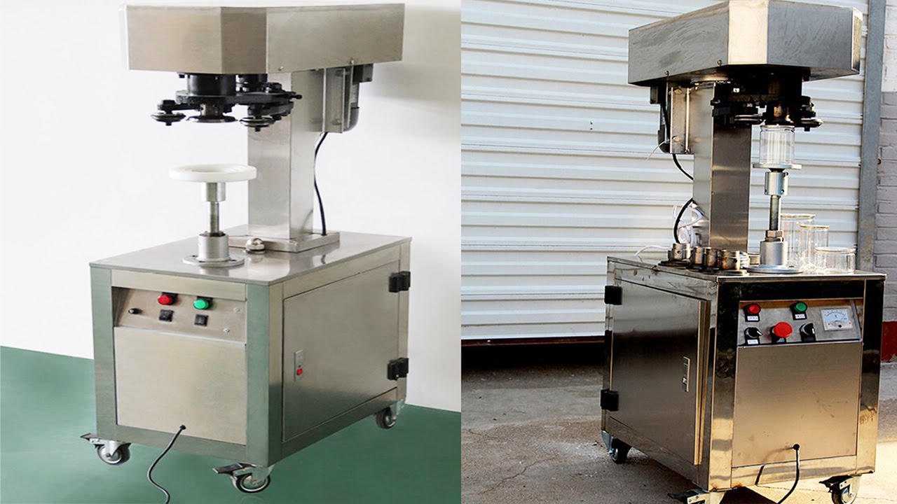 stainless steel beverage can metal container seaming machine jar sealer ...
