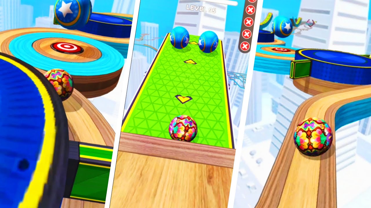 Going Balls Balls Battle New SpeedRun GamePlay Level 95 VS 96 - YouTube