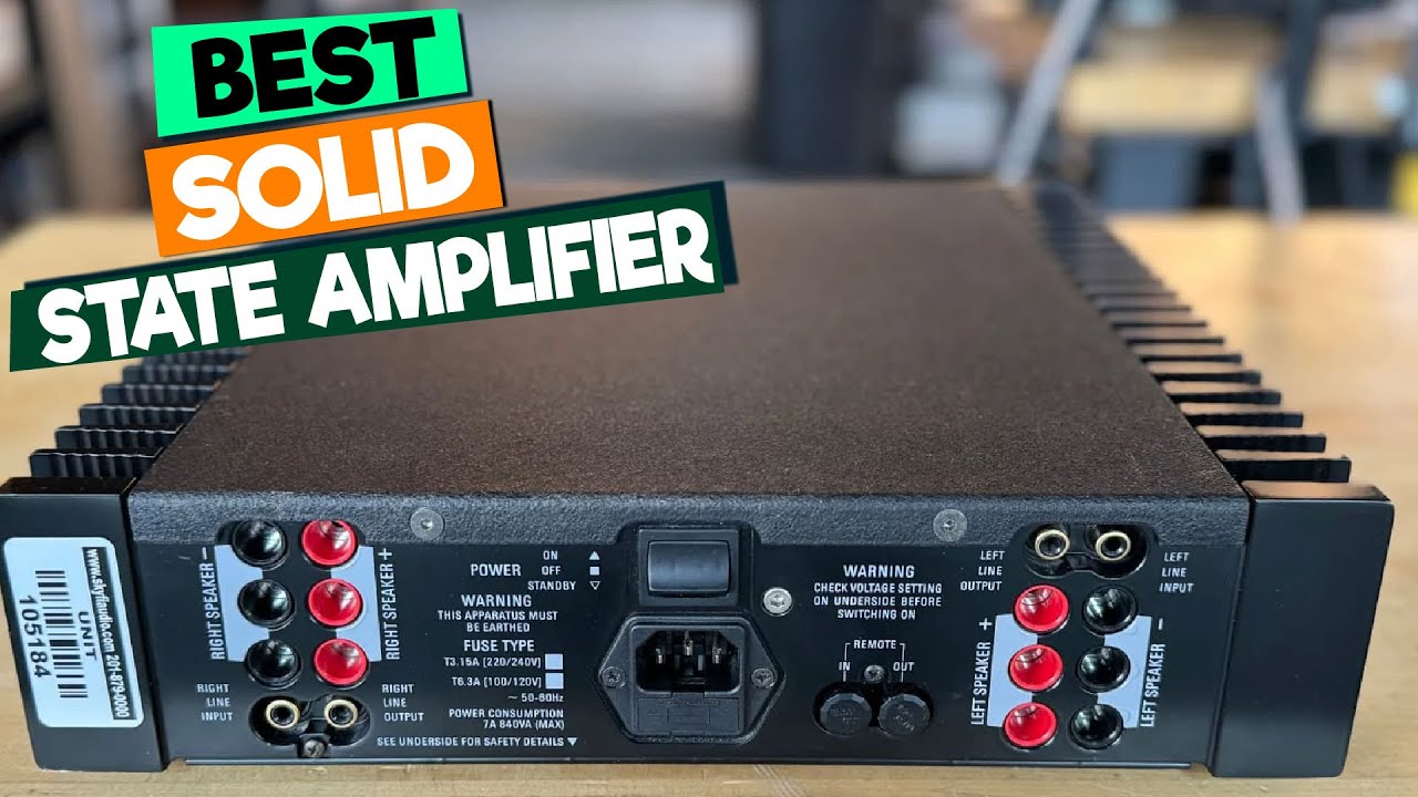 The Best Solid-State Amplifiers for Audiophiles - YouTube