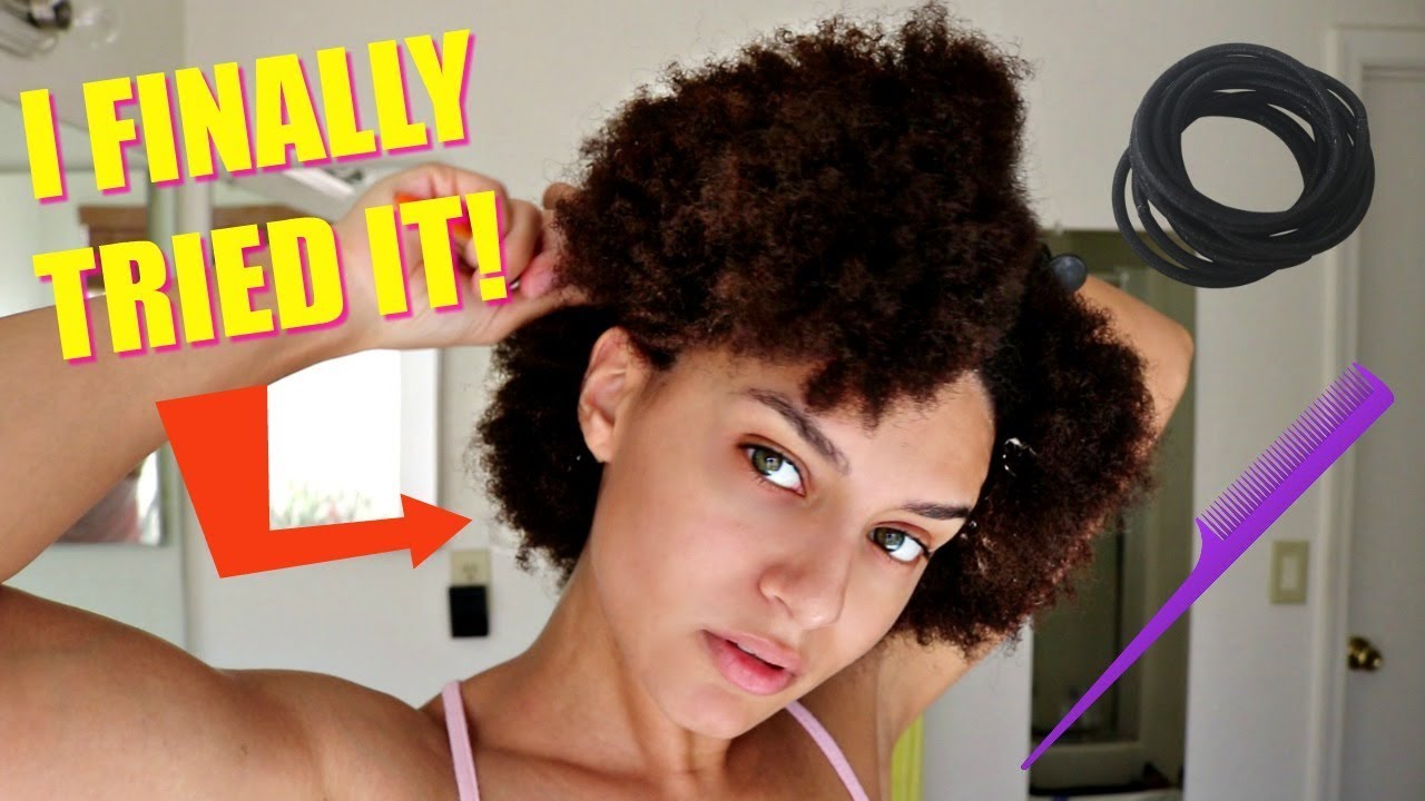 Sectioning My Type 4 Hair For The First Time! - YouTube