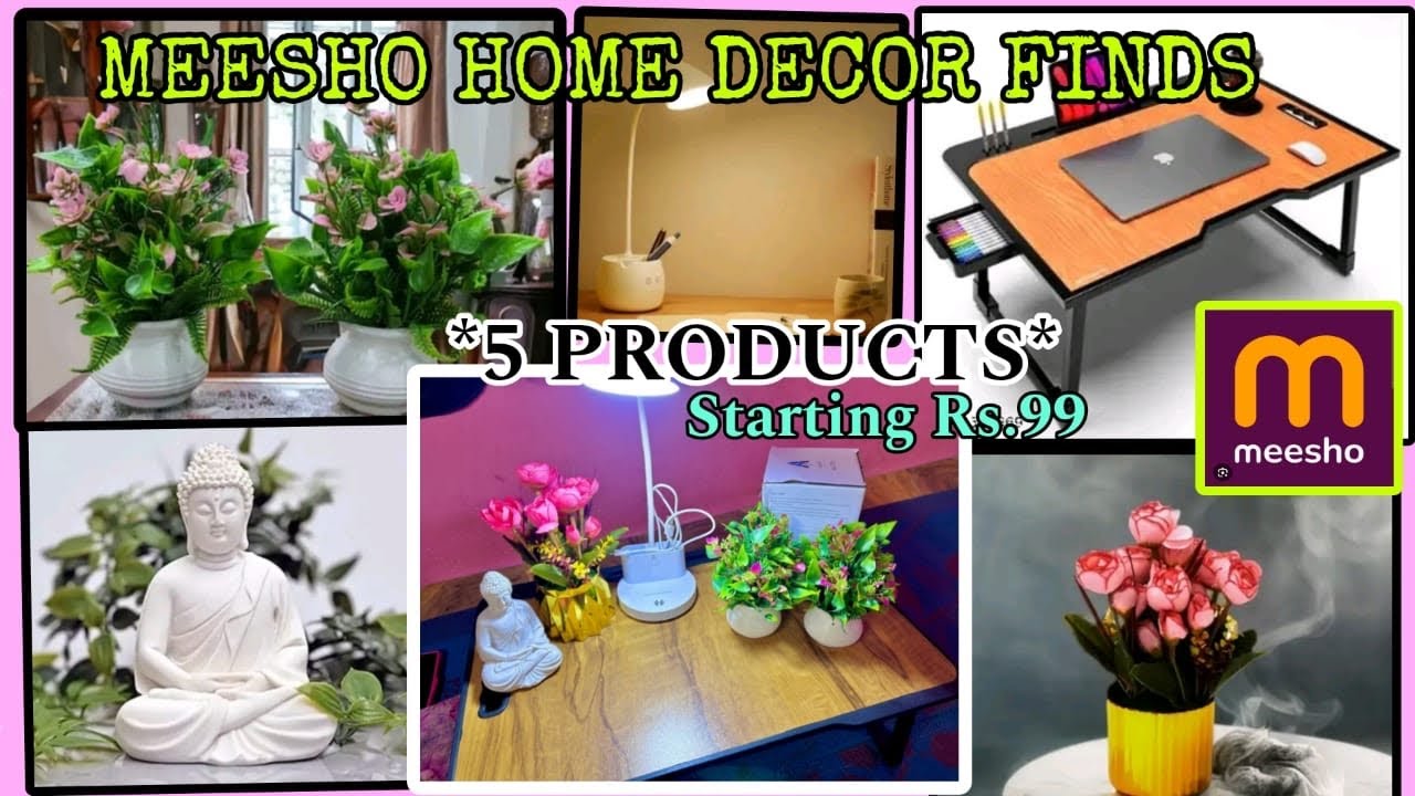 #meeshohaul *HOME DECOR* Items || 🌸*Meesho*🌸 Product Starting Only 99 ...