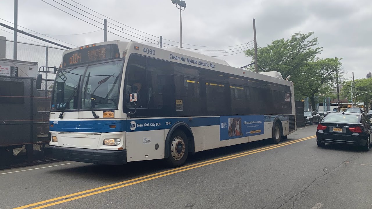 MTA Bus Company: Orion VII Next Generation Hybrid #4060 On the Q104 ...