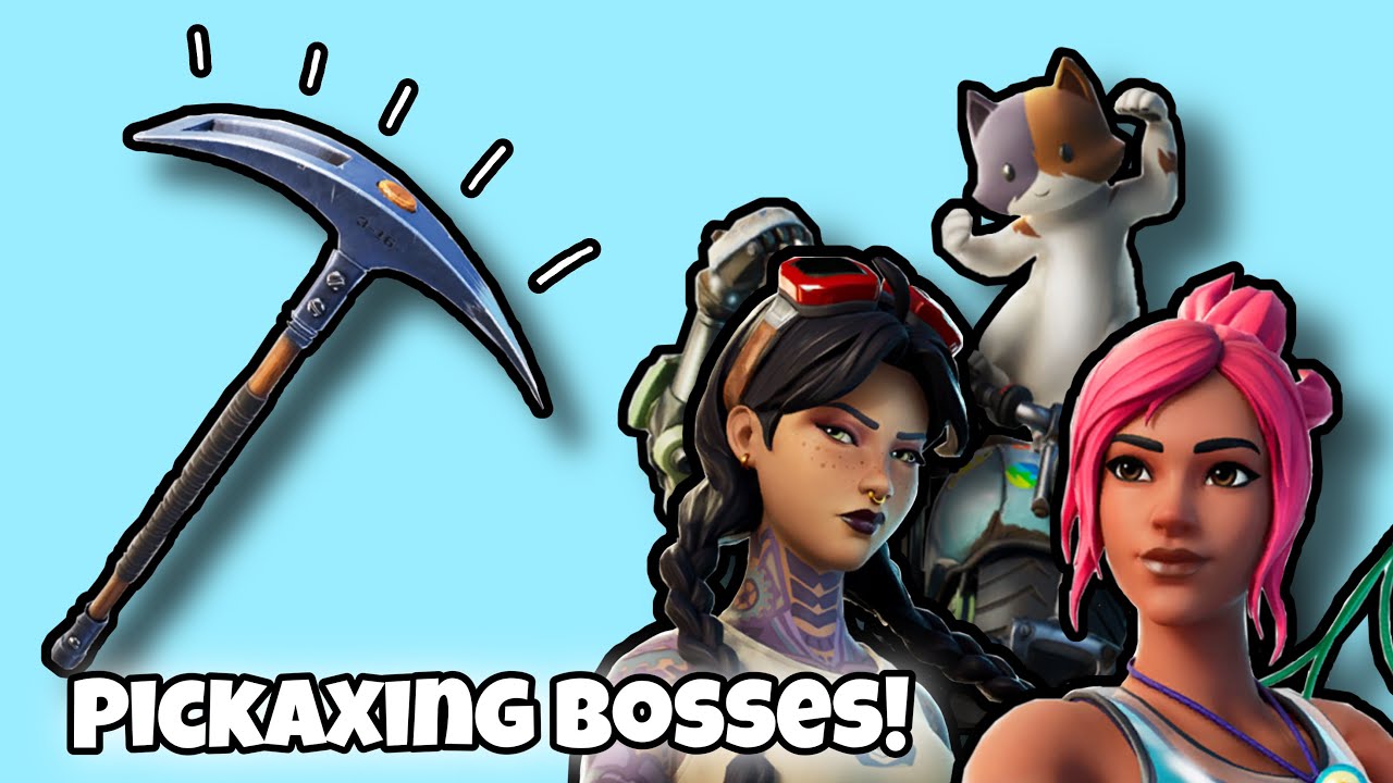 We PICKAXED All 3 MYTHIC BOSSES In Fortnite! (Kit, Jules, and Ocean ...