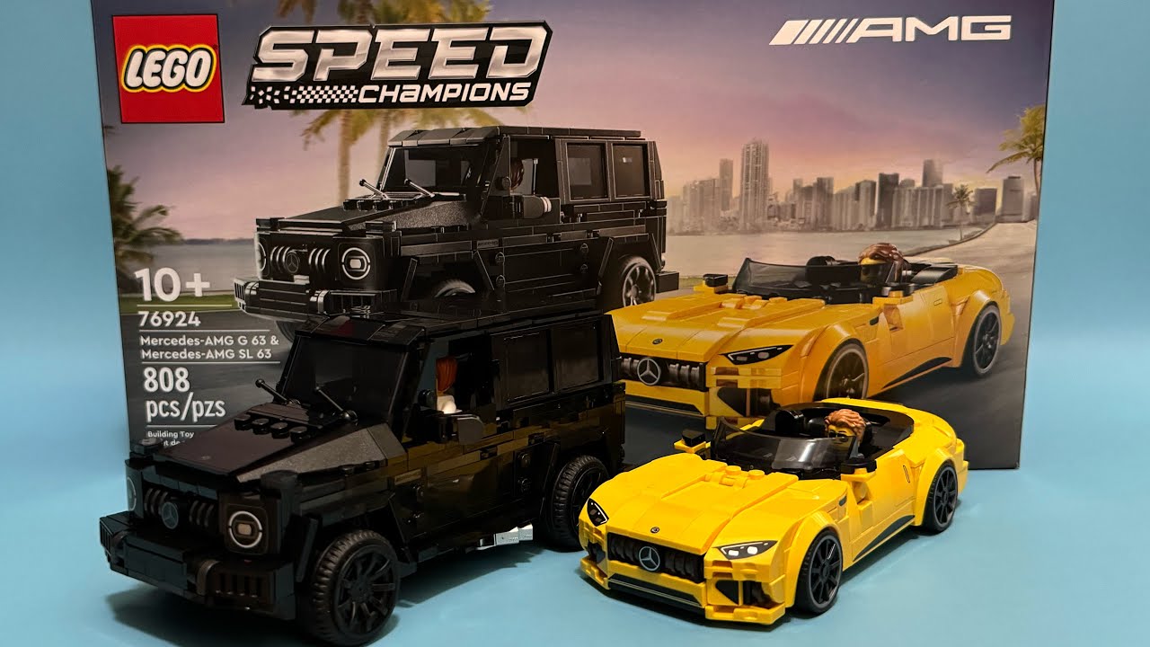 Lego Mercedes AMG Speed Build and Review - YouTube