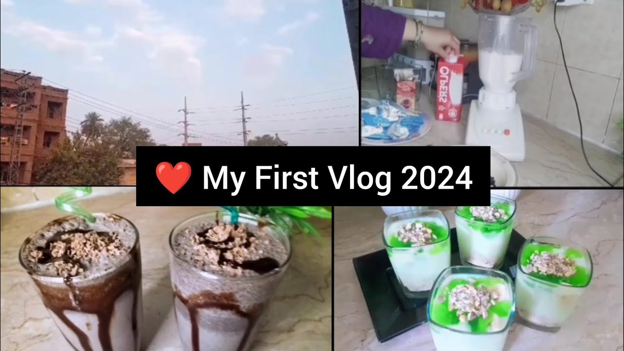 My First Vlog 2024 || Best desert recipe ever 😋 Sadaf Vlog 🦋💚 - YouTube