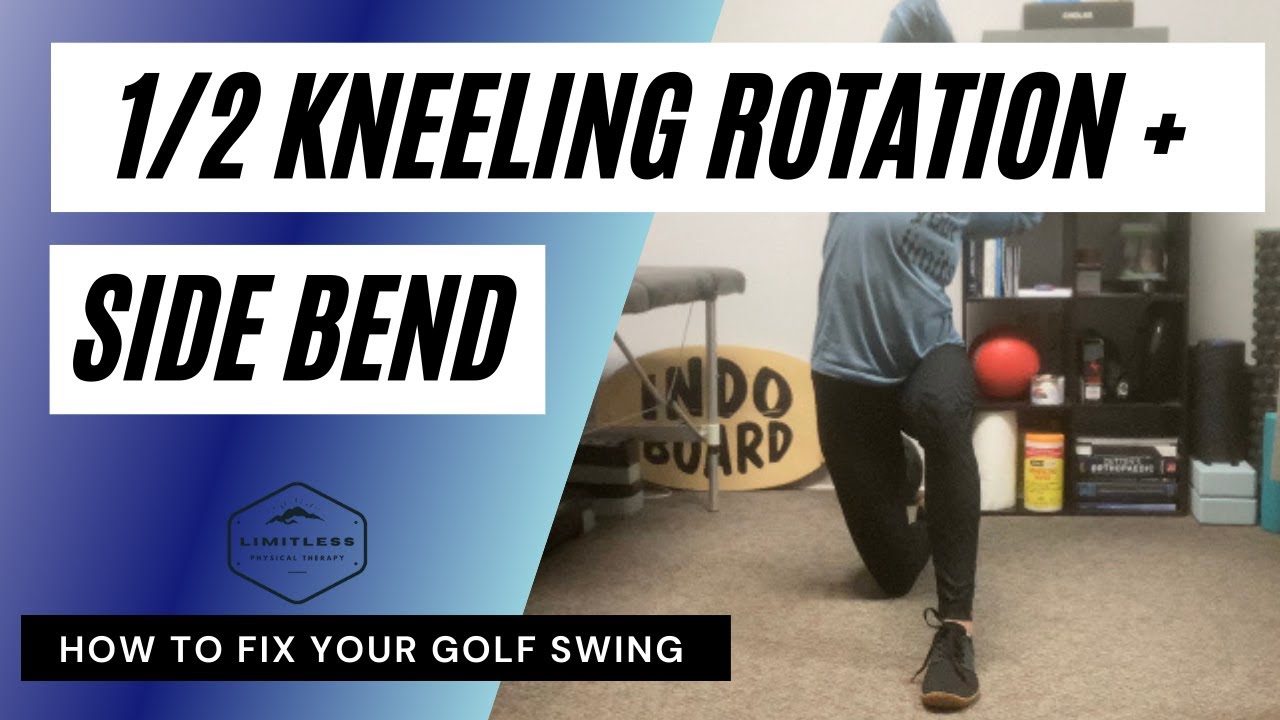 1/2 Kneeling Rotation + Side Bend - YouTube