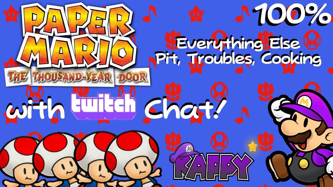 Paper Mario: TTYD 100% CHAT CHOOSES MY LEVEL UPS! [Everything Else ...