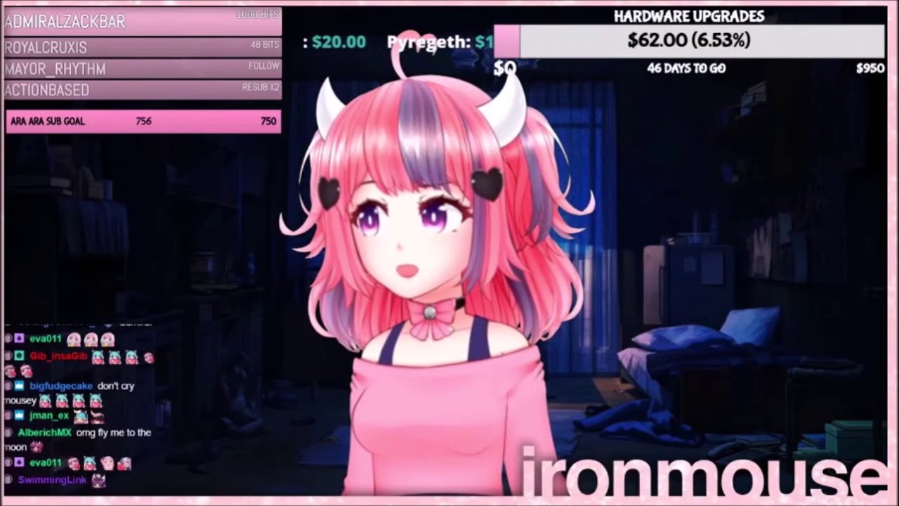 Mouse enters Your Room Ironmouse Highlights Reaction - YouTube