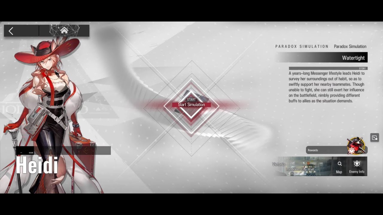 [Arknights] Heidi Paradox Simulation Attempt and Clear - YouTube