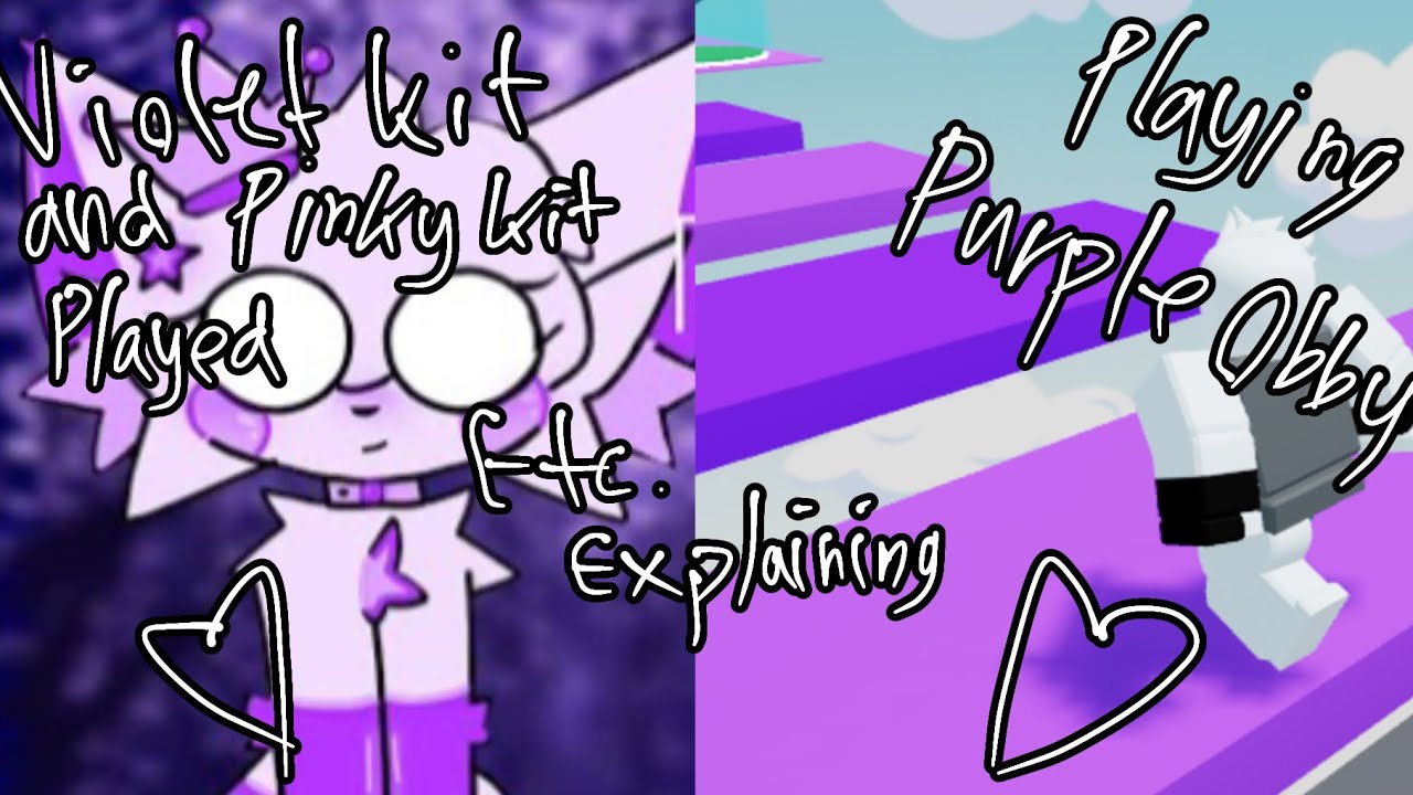 Playing Purple Obby! || The game that @viiolet_kit and @Pinky_UwU ...